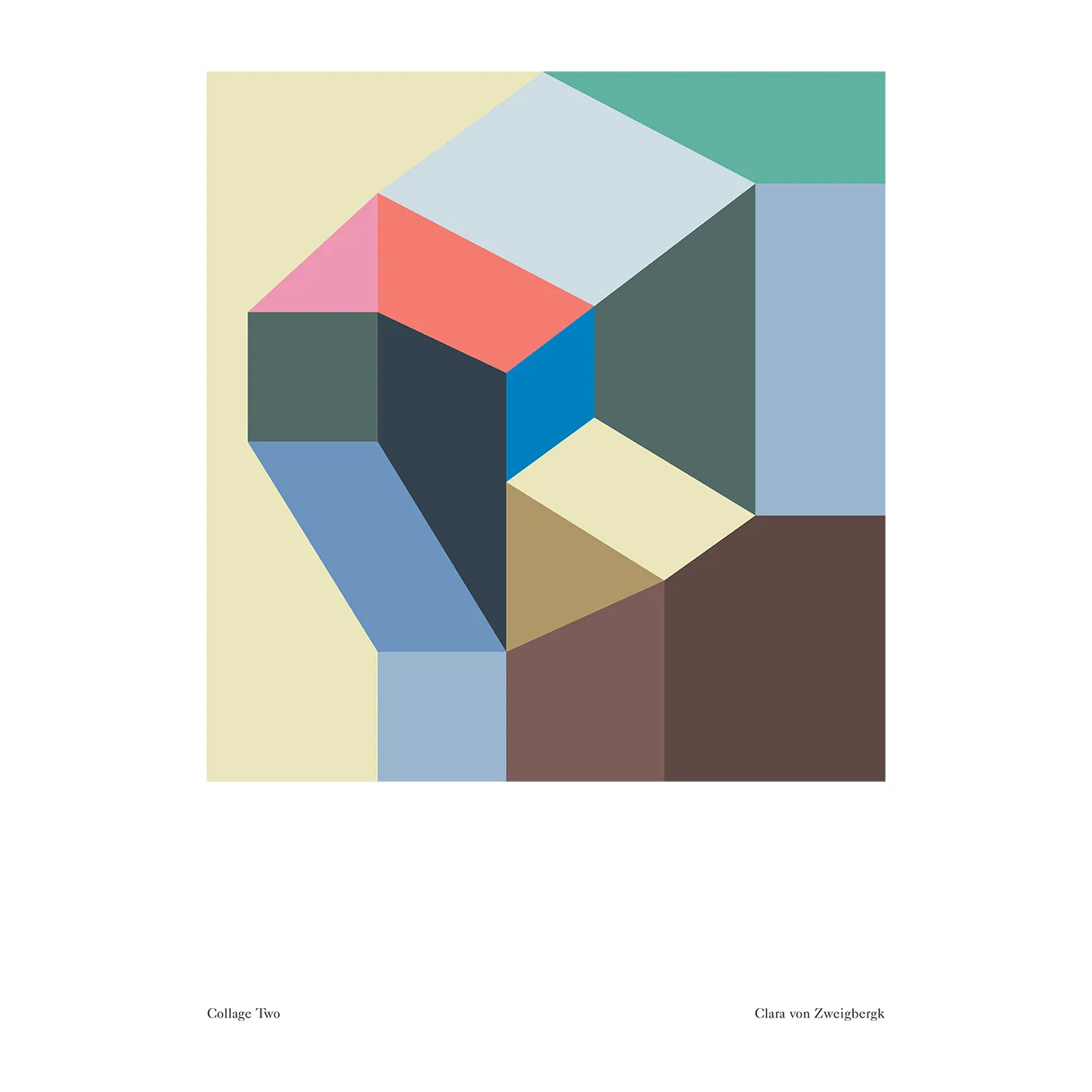 Collage Two poster from Paper Collective - NordicNest.com