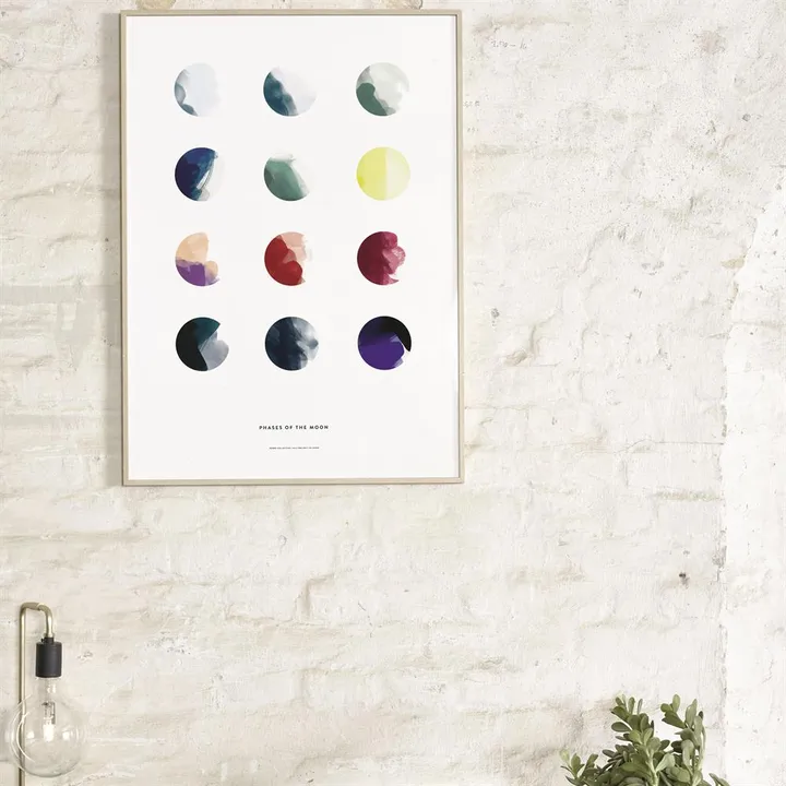 Moon phases poster from Paper Collective - NordicNest.com