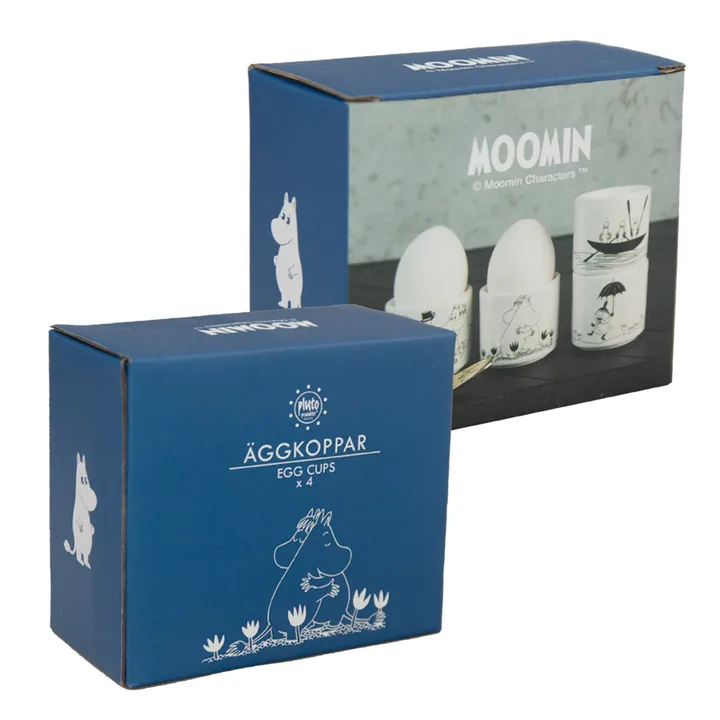 Mumin egg cup 4 pieces from Pluto Produkter - NordicNest.com