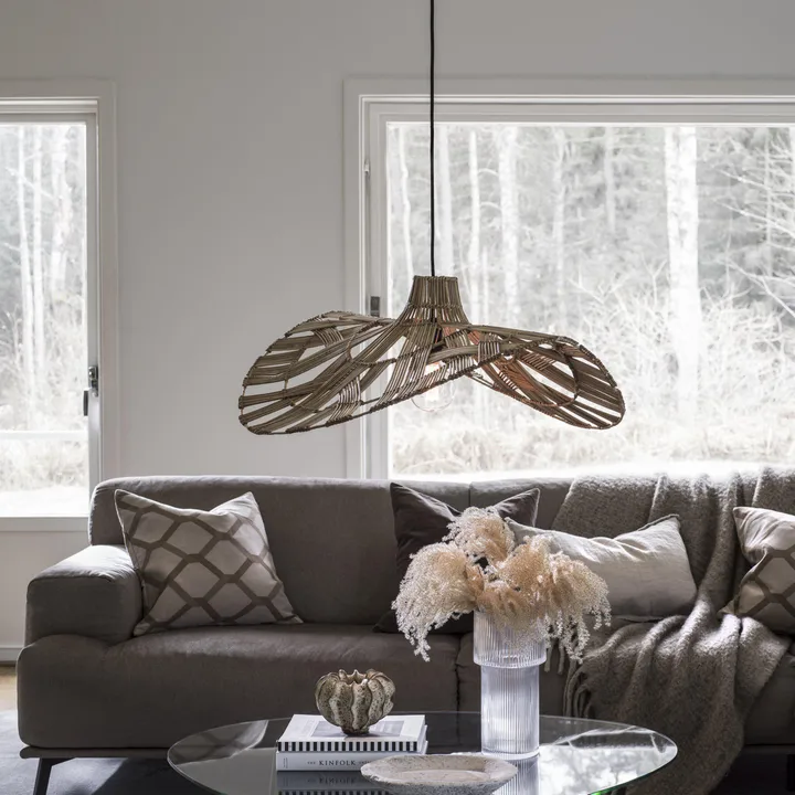 Wella ceiling lamp rattan 81 cm from PR Home - NordicNest.com