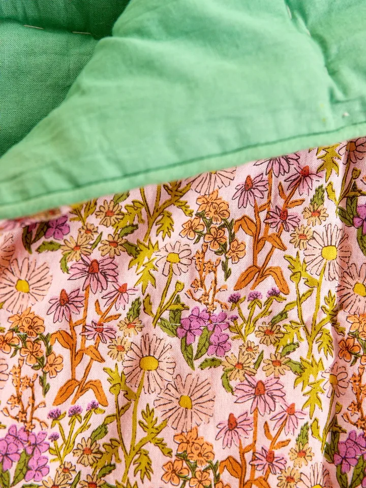 Rice cotton throw flowers 140x200 cm from RICE - NordicNest.com