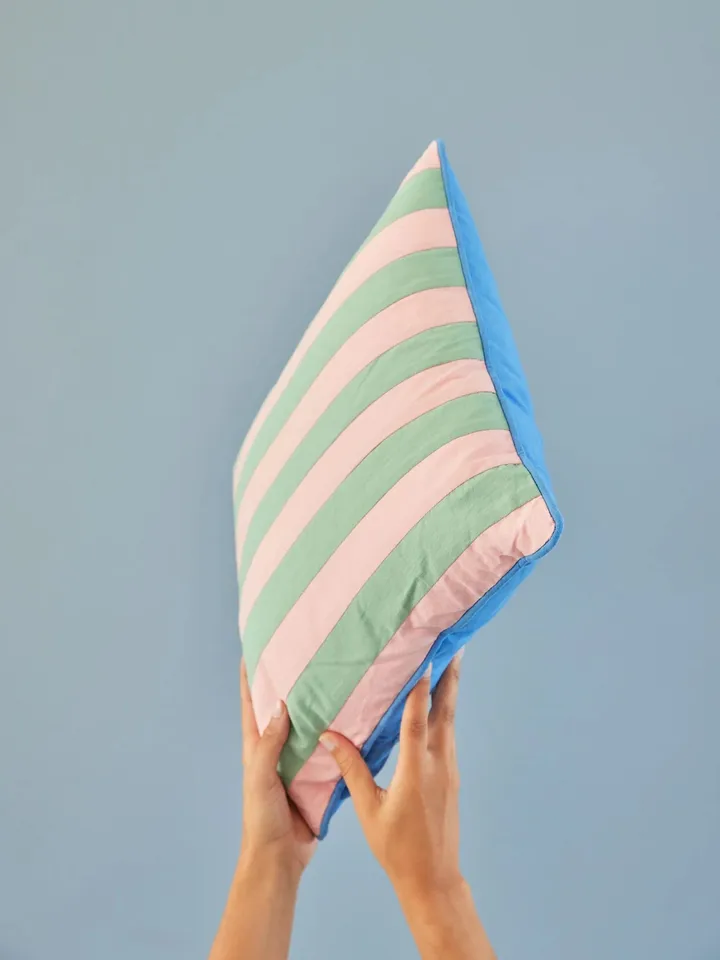 Rice cushion striped 40x40 cm from RICE - NordicNest.com