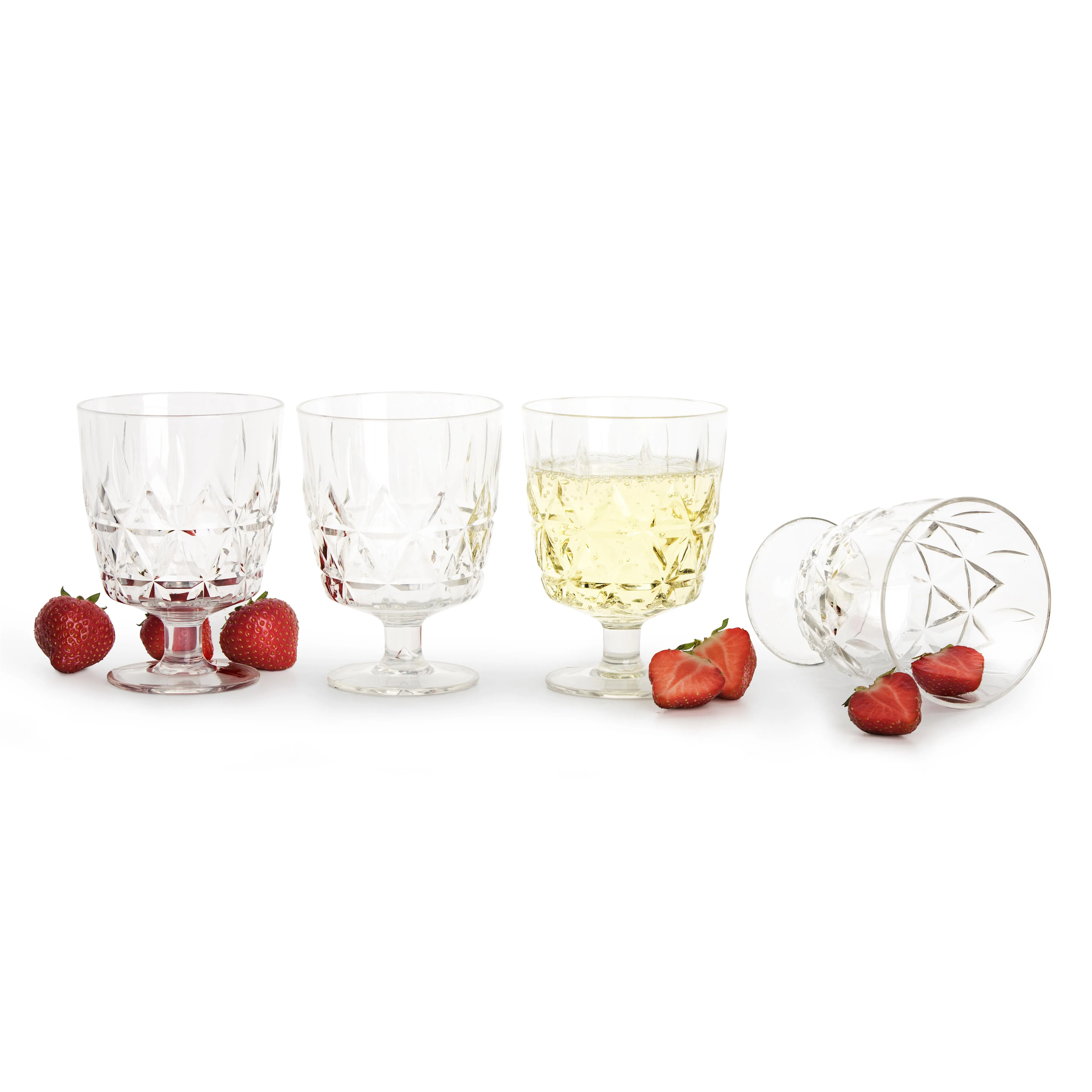 Picknick Juni glass 4-pack from Sagaform - NordicNest.com