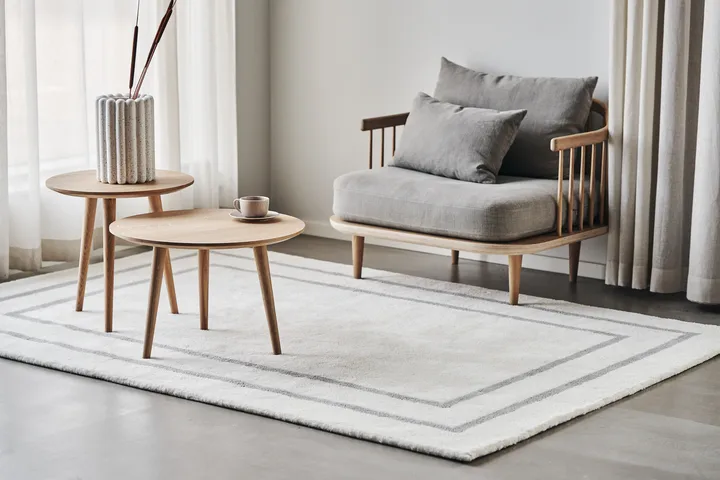 Borders wool carpet from Scandi Living - NordicNest.com
