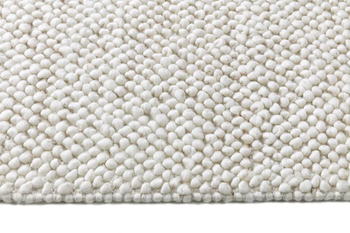 Flock wool carpet natural white from Scandi Living - NordicNest.com