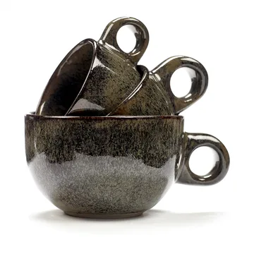Surface espresso cup with saucer 10 cl from Serax - NordicNest.com