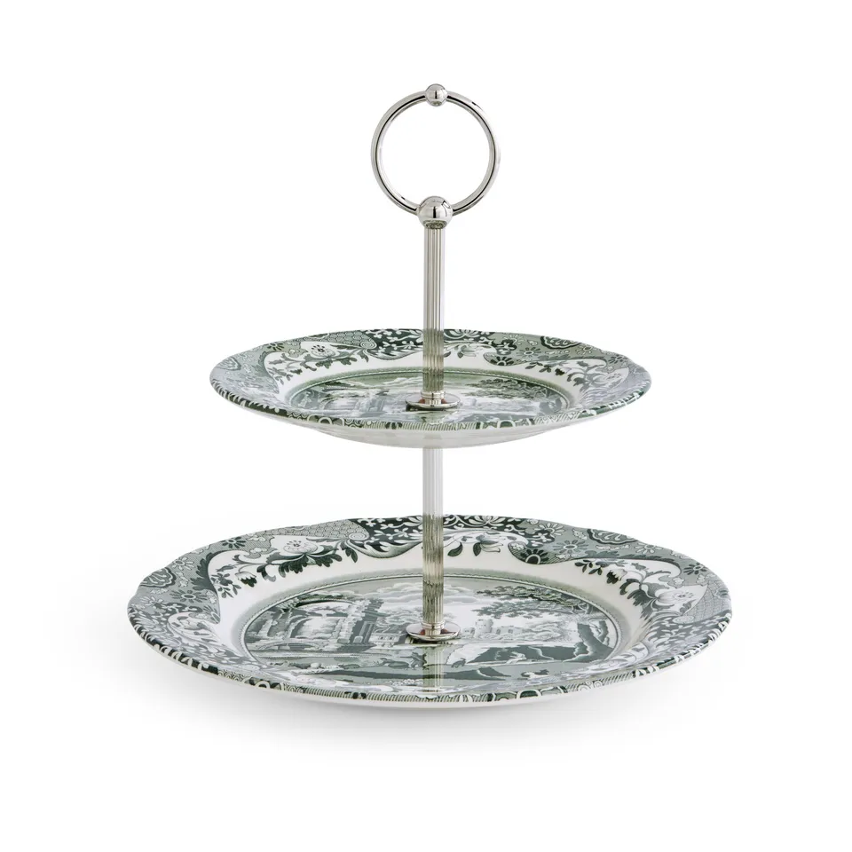 Heritage Green Italian cake stand from Spode - NordicNest.com
