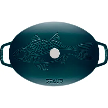 La Mer oval casserole dish - three layered enamel from STAUB ...
