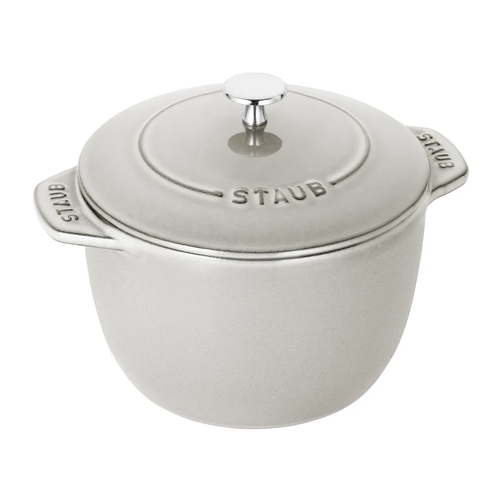 Rice White Truffle cocotte cast iron pot from STAUB - NordicNest.com
