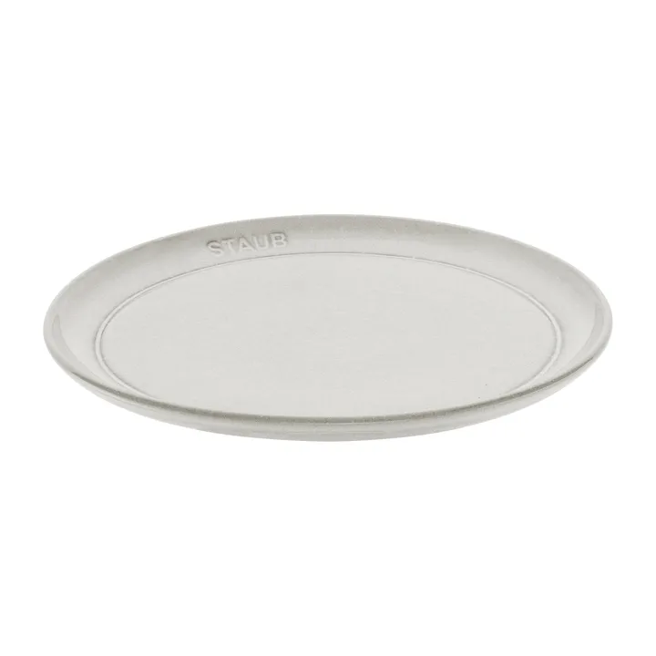 Staub New White Truffle plate from STAUB - NordicNest.com
