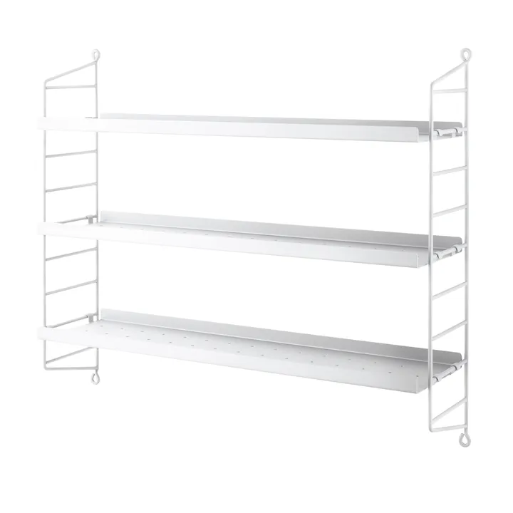 String shelf Pocket metal from String Furniture - NordicNest.com