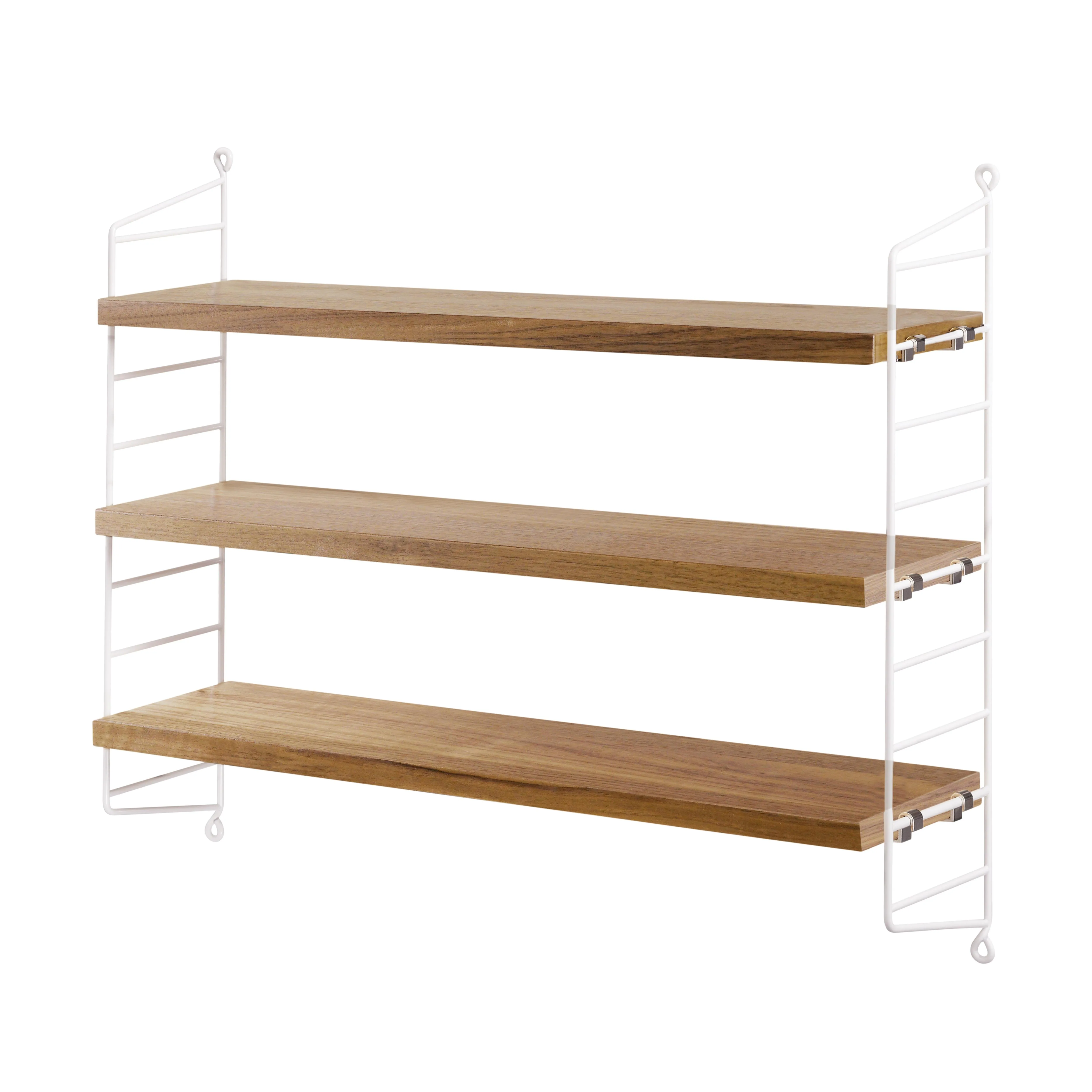 String shelf Pocket oak-white from String Furniture - NordicNest.com