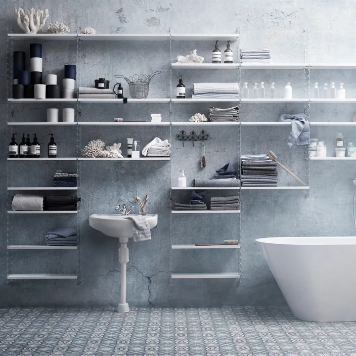 String bathroom combination I - black from String - NordicNest.com