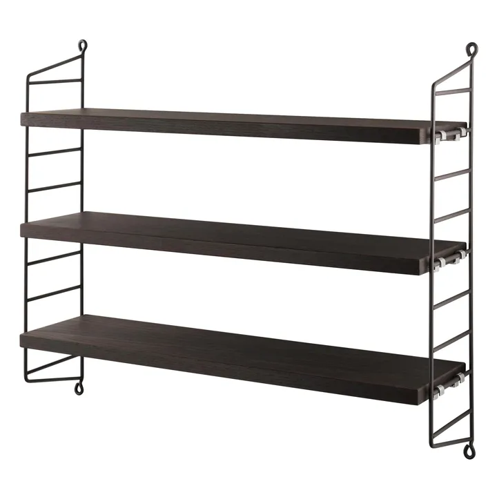 String Pocket Shelf oiled smoked oak veneer from String - NordicNest.com