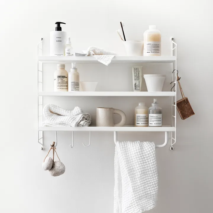 String shelf Pocket metal from String - NordicNest.com