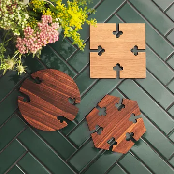 Gourmet Wood Trivet square from Warm Nordic - NordicNest.com
