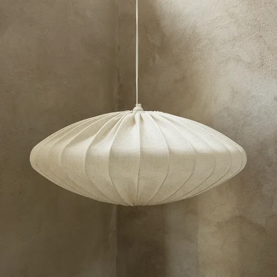 Ellipse lamp shade 65 cm linen from Watt & Veke - NordicNest.com