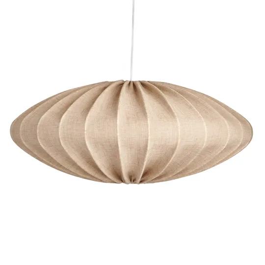 Ellipse lamp shade 65 cm linen from Watt & Veke - NordicNest.com