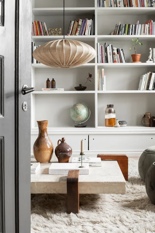 Ellipse lamp shade 65 cm linen from Watt & Veke - NordicNest.com