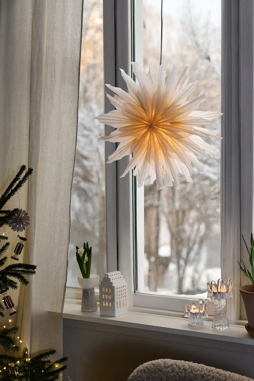 How to decorate with traditional Scandi Christmas decorations